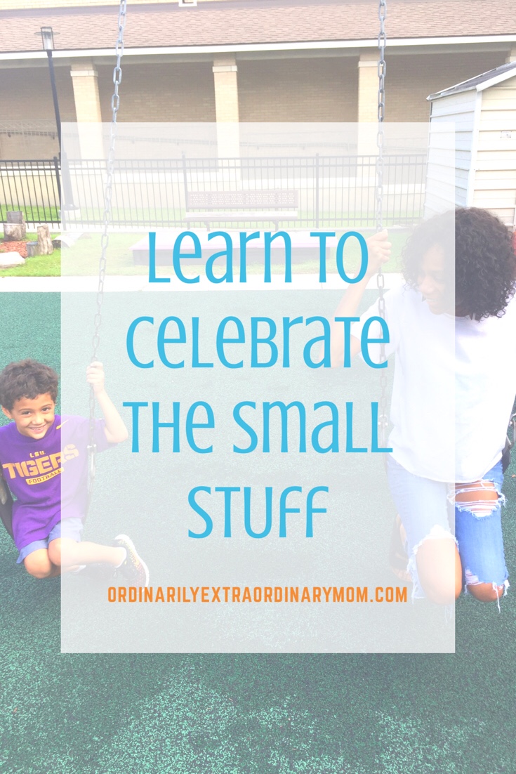 Learn to Celebrate the Small Stuff – ordinarilyextraordinarymom