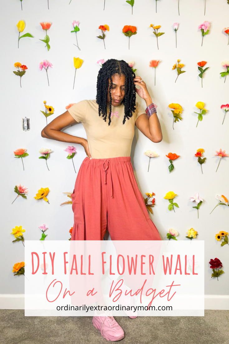 DIY Fall Flower Wall – ordinarilyextraordinarymom